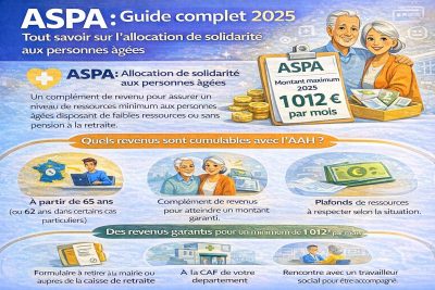 ASPA : Guide complet 2025 - Tout savoir sur l'allocation de solidarité ...